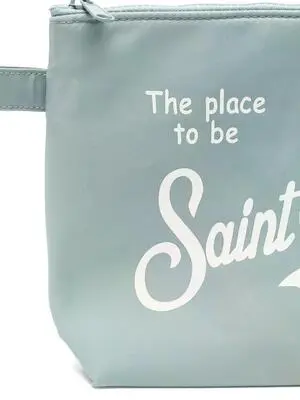 MC2 SAINT BARTH Logo-print Clutch Bag