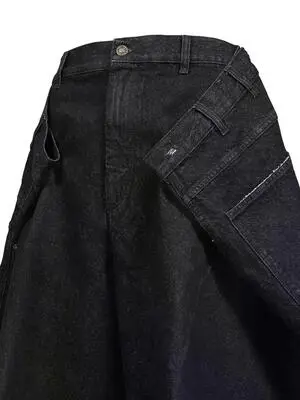 LỰU ĐẠN Cut-off Wide-fit Shorts