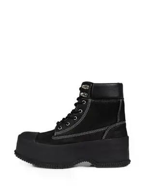 Matthew Williamson Contrast-stitch Lace-up Ankle Boots