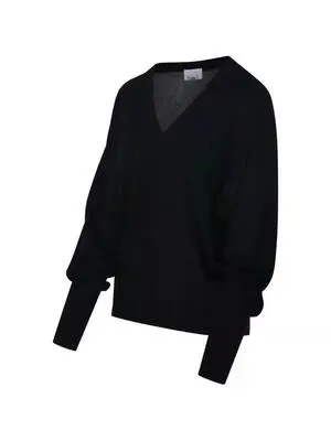 NUDE V-neck Long-cuff Sweater