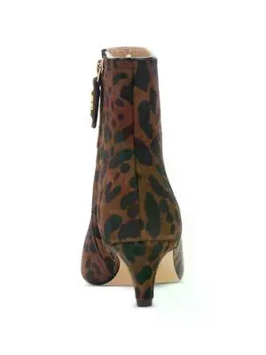 TWINSET Leopard-print Ankle Boots