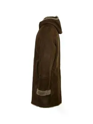 VOLFAGLI FIRENZE Hooded Fur-trimmed Coat
