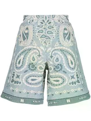 Amiri Paisley-embroidered Shorts