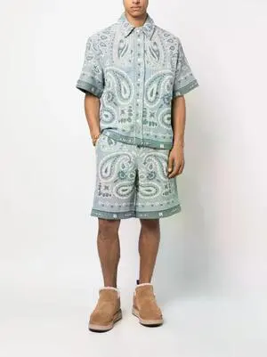 Amiri Paisley-embroidered Shorts