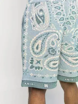 Amiri Paisley-embroidered Shorts