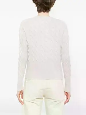 N.peal Myla Cable-knit Cardigan