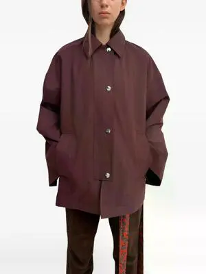 Rodebjer Cape-detail Press-stud Jacket