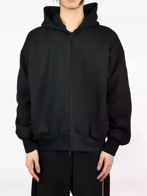 ESSENTIALS Logo-print Zip-up Hoodie