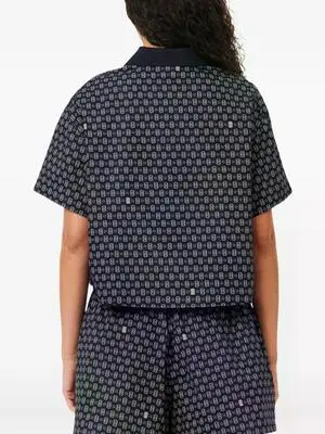 Lacoste Oversized Tennis-print Polo