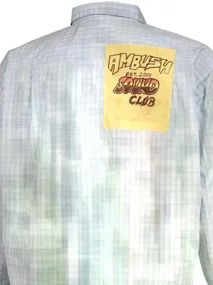 AMBUSH Patch-detail Checked Long-sleeved Shirt