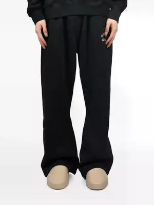 ESSENTIALS Logo-print Flared Trousers