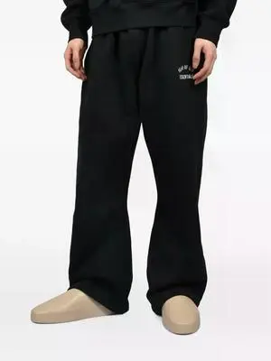 ESSENTIALS Logo-print Flared Trousers