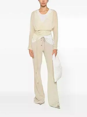 Adidas Drawstring Flared Track Pants