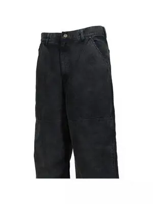 N.HOOLYWOOD Bleached Knee-patch Trousers
