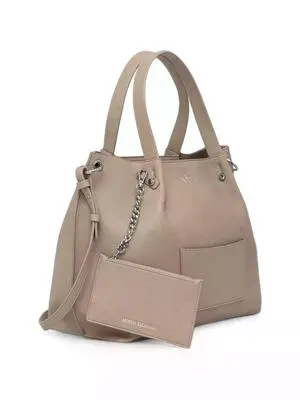 Armani Exchange Grained-effect Tote Bag