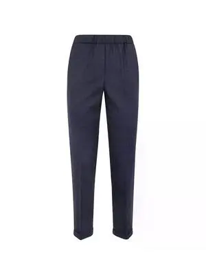 Antonelli Firenze Elasticated-waistband Turned-up-cuffs Trousers