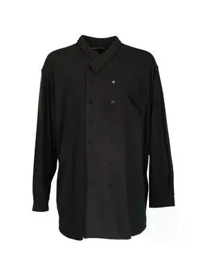 MAGLIANO Liquid Double-breasted Shirt - Black