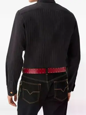 Versace Jacquard Cotton-silk Regular Shirt