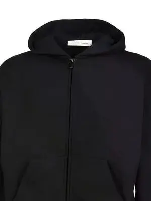 ESSENTIALS Fear Of God Logo-print Zip-up Hoodie - Black
