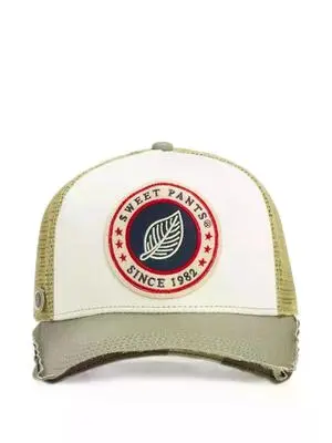 SWEET PANTS Logo-patch Mesh-panel Baseball Cap - Neutrals