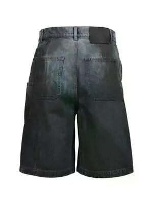 FENG CHEN WANG Gradient-effect Denim Shorts