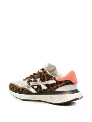 Premiata Lauryn Leopard-print Sneakers - Brown