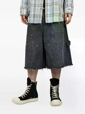 JUN/NAKAYAMA Paisley Carpenter Shorts