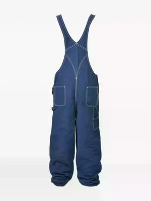 NAPA BY MARTINE ROSE Logo-patch Contrast-stitch Overalls