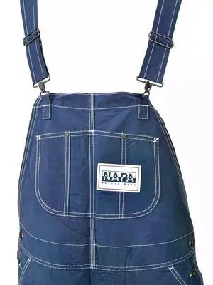 NAPA BY MARTINE ROSE Logo-patch Contrast-stitch Overalls
