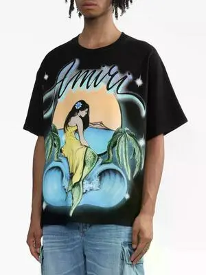 Amiri Illustration-print Cotton T-shirt