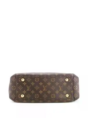LOUIS VUITTON Monogram Canvas Montaigne Handbag Tote Bag - Brown