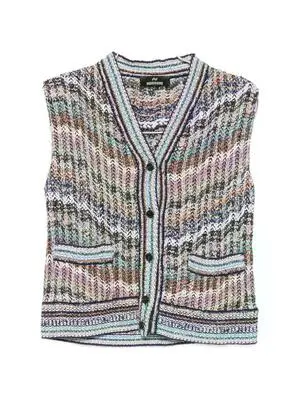 Missoni Zigzag-knit Waistcoat