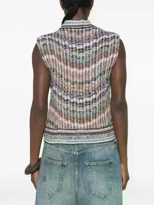 Missoni Zigzag-knit Waistcoat