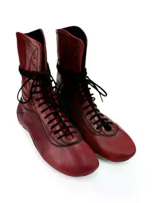 Dries Van Noten Leather High Top Sneakers