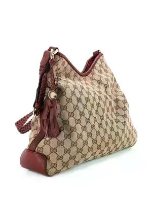Gucci Marrakech Gg Canvas Medium Hobo Bag
