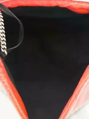 Saint Laurent Teddy Leather Large Bucket Bag