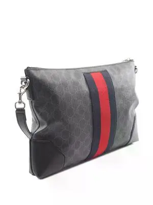 Gucci Gg Supreme Web Crossbody Bag
