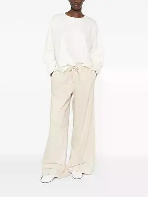 MAISON123 Long-sleeve Drop-shoulder Top