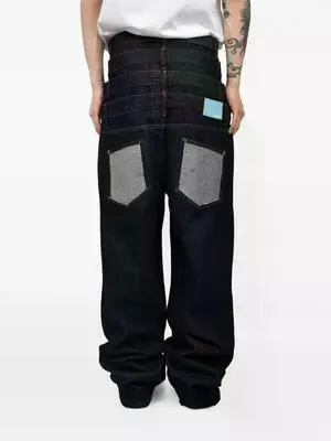 3.PARADIS 4 Waist Logo-patch Jeans