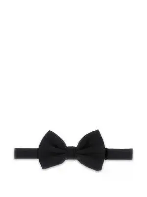 Prada Satin Bow Tie - Black