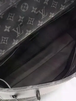 LOUIS VUITTON Steamer Monogram Eclipse Tote Bag