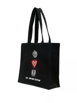 10 CORSO COMO I Love You Print Tote Bag