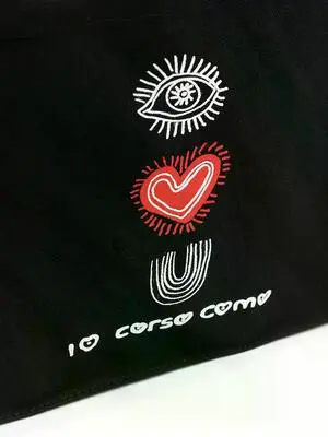 10 CORSO COMO I Love You Print Tote Bag