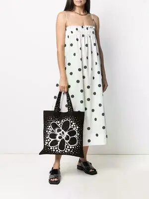 10 CORSO COMO Floral Polka-dot Print Tote Bag