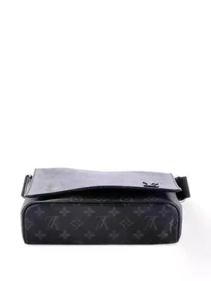LOUIS VUITTON District Messenger Bag Monogram Eclipse Canvas Pm Crossbody Bag - Black