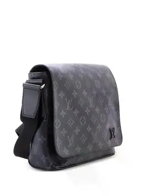 LOUIS VUITTON District Messenger Bag Monogram Eclipse Canvas Pm Crossbody Bag