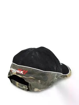 PROTOCOL INDEX Distressed Camouflage-panel Cap