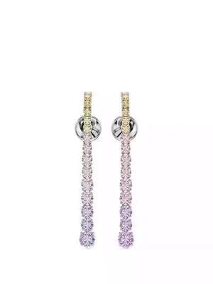 SWAROVSKI Matrix Crystal-embellished Drop Earrings - Pink