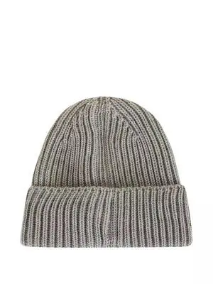 C.P. COMPANY Lens-detail Ribbed-knit Beanie Hat
