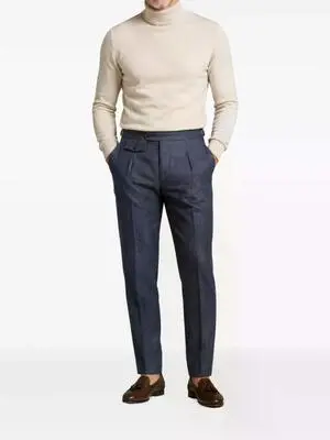 FRANZESE COLLECTION David Beckham French Napoli Turtleneck Sweater - Neutrals